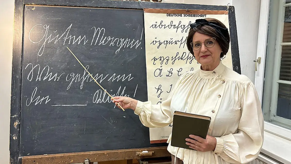 Schulmuseum Klagenfurt: Diese 200 Jahre alte Lehrerin sorgt für Ordnung ...