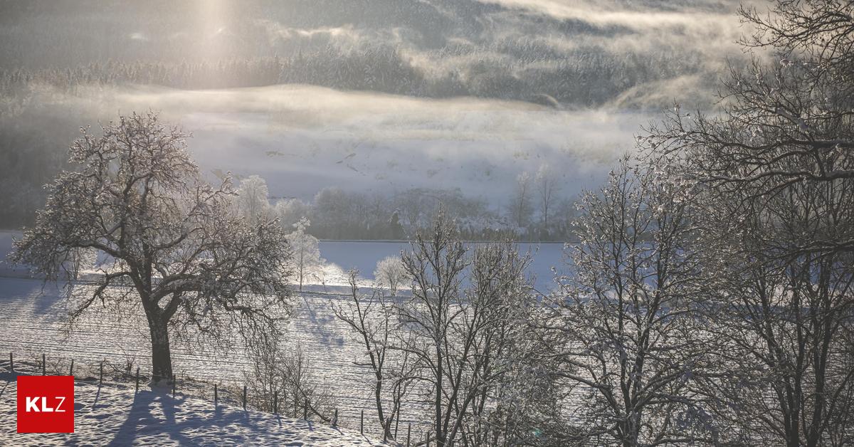 Minus 19 Grad! : Das waren am Sonntag die Kältepole in Kärnten und Osttirol