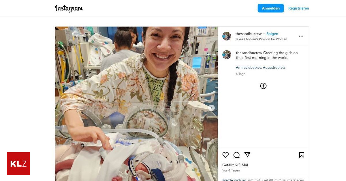 Medizinische Sensation: Natürlich gezeugte, eineiige Vierlinge geboren