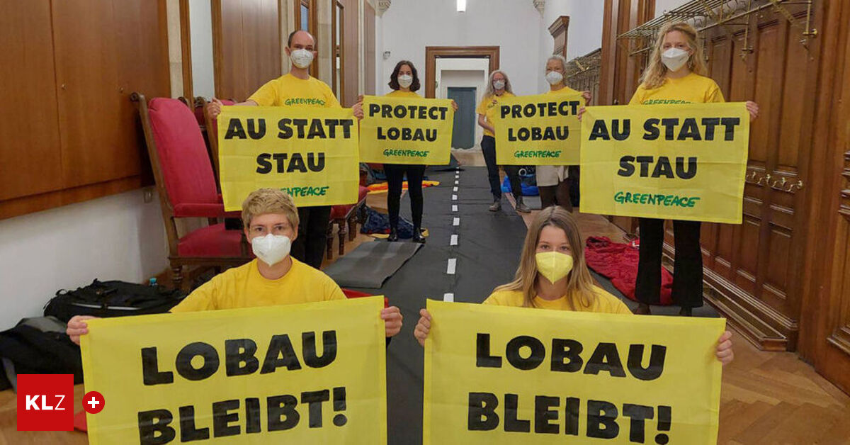 Greenpeace-Protest: Aktivisten besetzen Wiener Rathaus