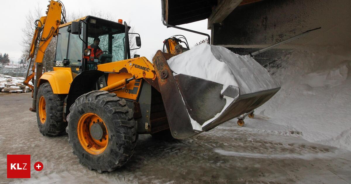 Trotz Kälte: Streusalzverbrauch liegt im langjährigen Durchschnitt