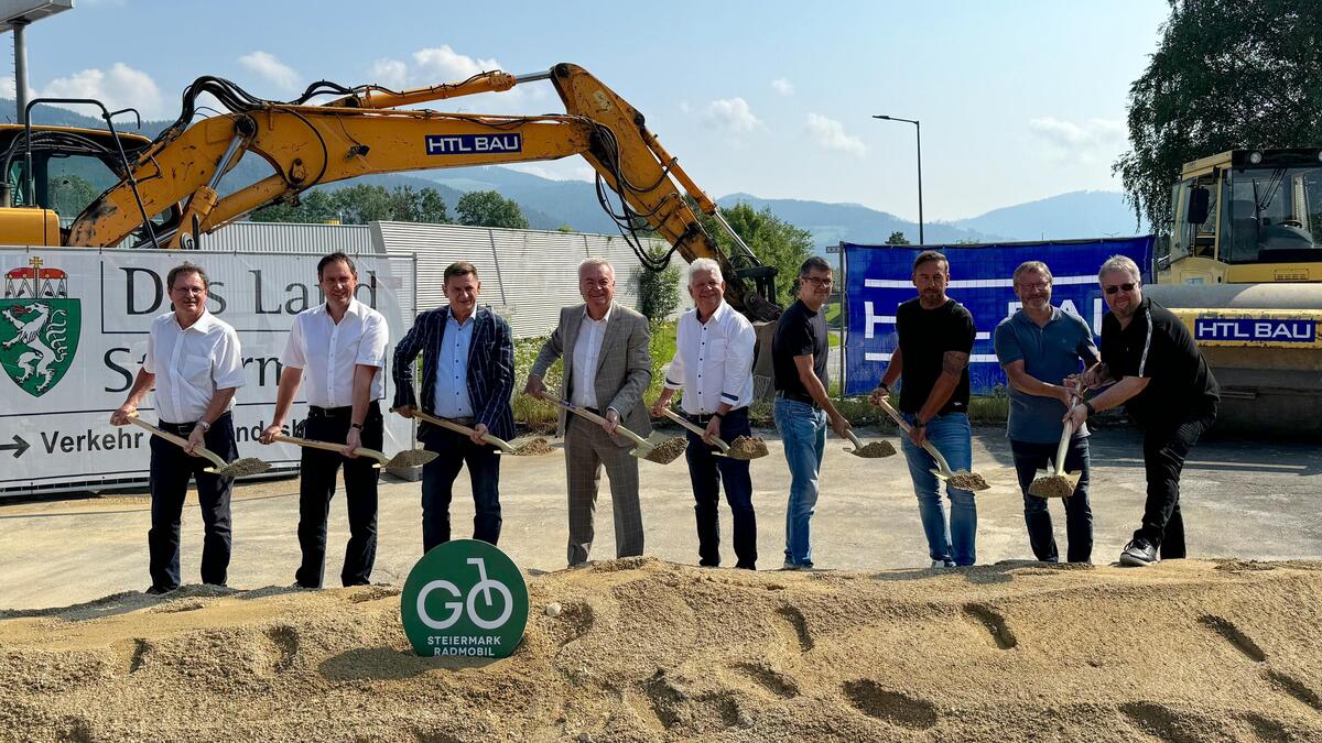 Kosten von 990.000 Euro: Start für den Radwegausbau von Leoben Richtung ...
