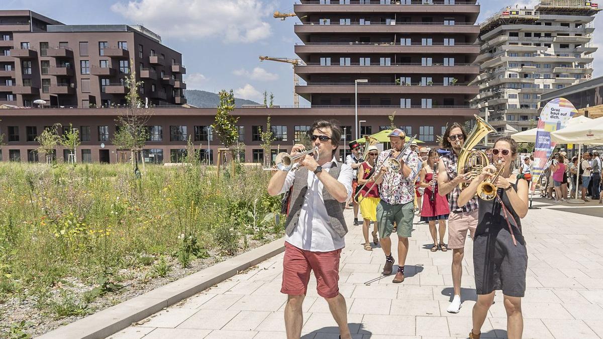 "Fest in Graz-West" | Graz feiert heute Reininghaus und die Smart City