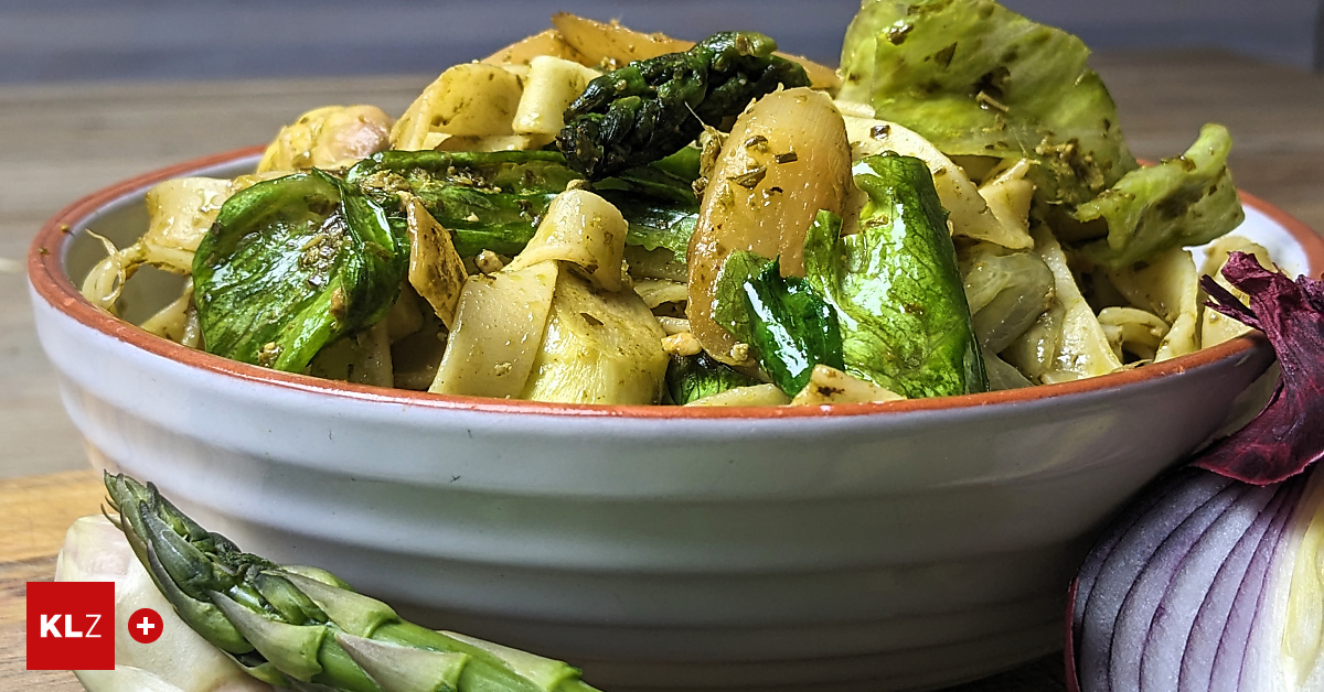 Rezepttipp: Frühsommerliche Pasta mit Spargel
