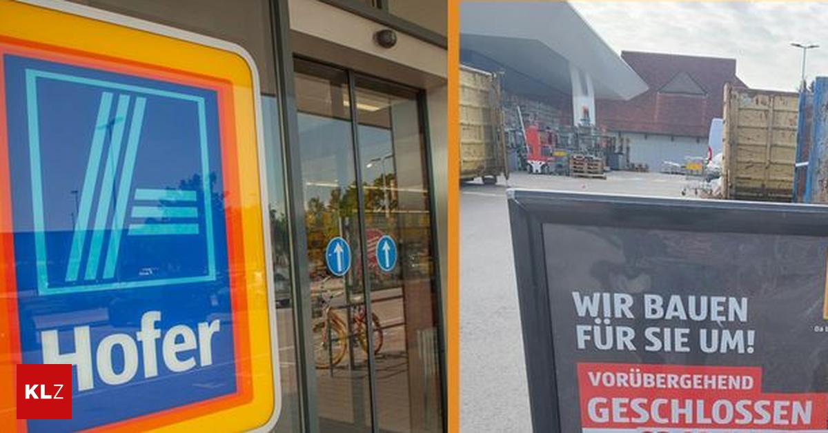 Schließtage: Wolfsberger Hofer-Filialen werden auf neues Konzept umgerüstet