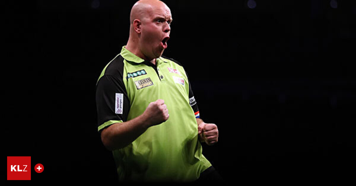 Darts: MvG bestätigt Extraklasse - Anderson nach Nerven-Krimi weiter
