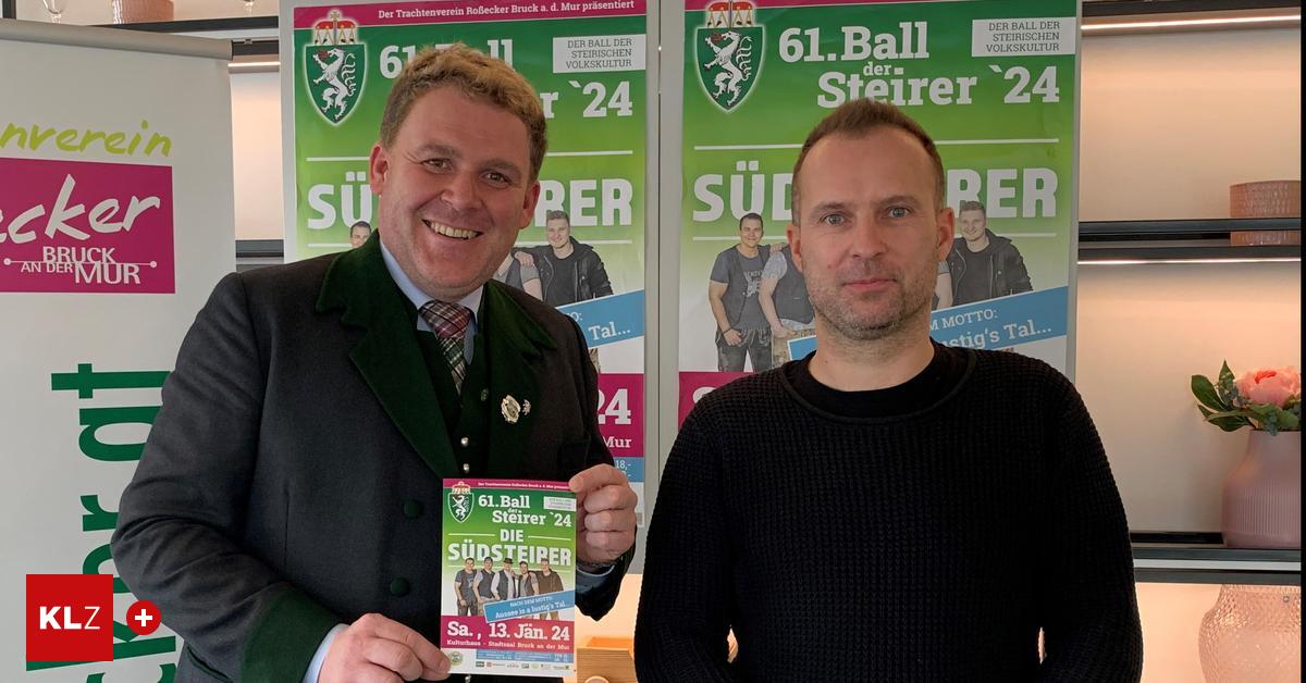 Brucker Stadtsaal: 100 „Roßecker“ stellen den 61. Ball der Steirer auf ...