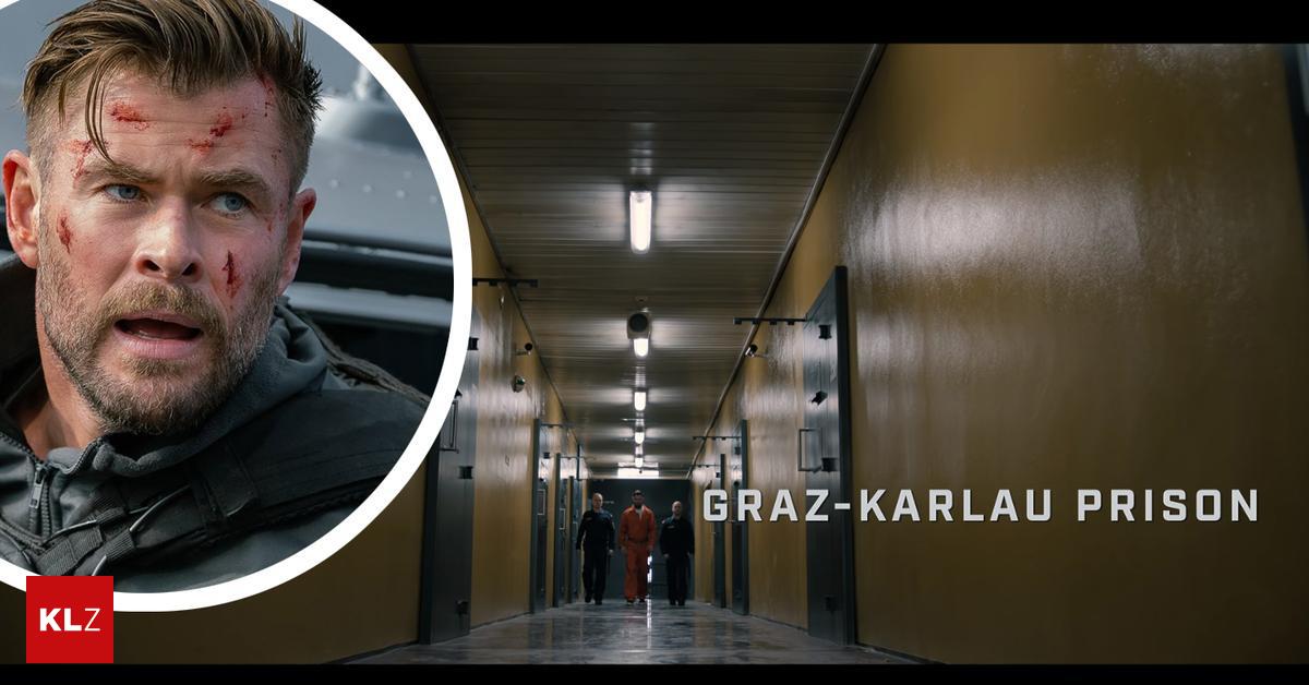 Netflix-Millionenproduktion: Chris Hemsworth als Häftling in Grazer ...
