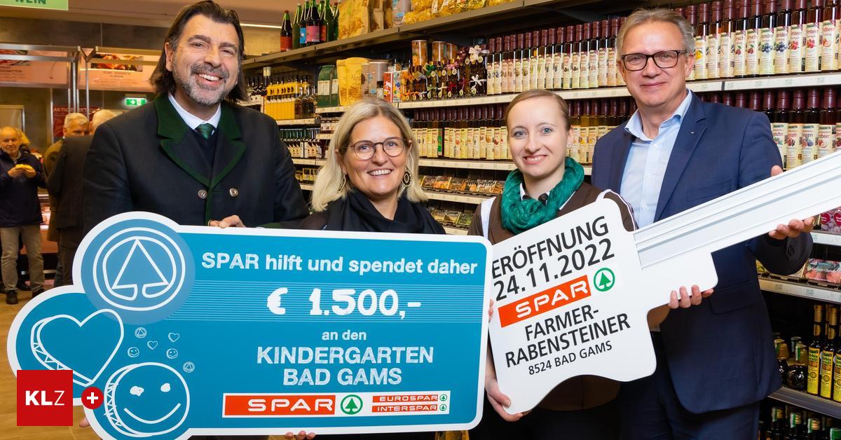 Umbau abgeschlossen: Spar-Supermarkt in Bad Gams zeigt sich in neuem Glanz