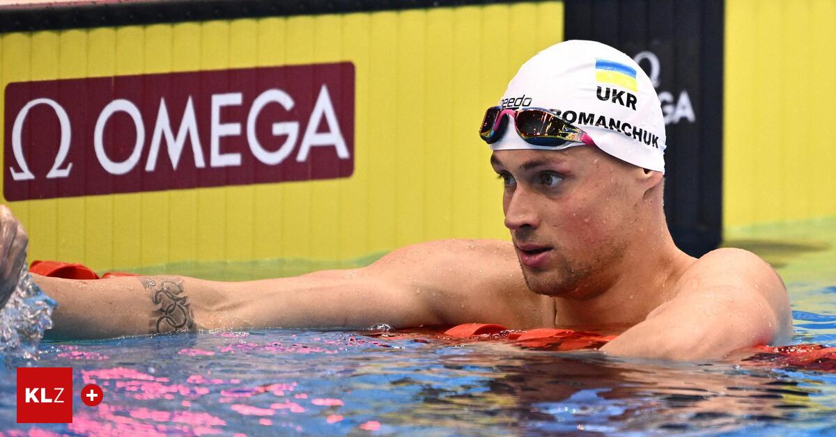 Ukraine überlegt Olympia-Verzicht : Ukrainischer Schwimmer Romantschuk ...