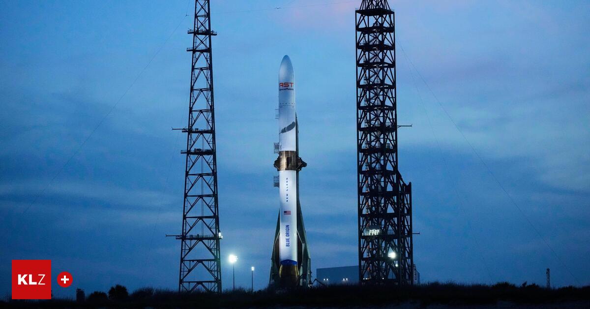 Blue-Origin-Rakete bei Test auf der Startrampe explodiert