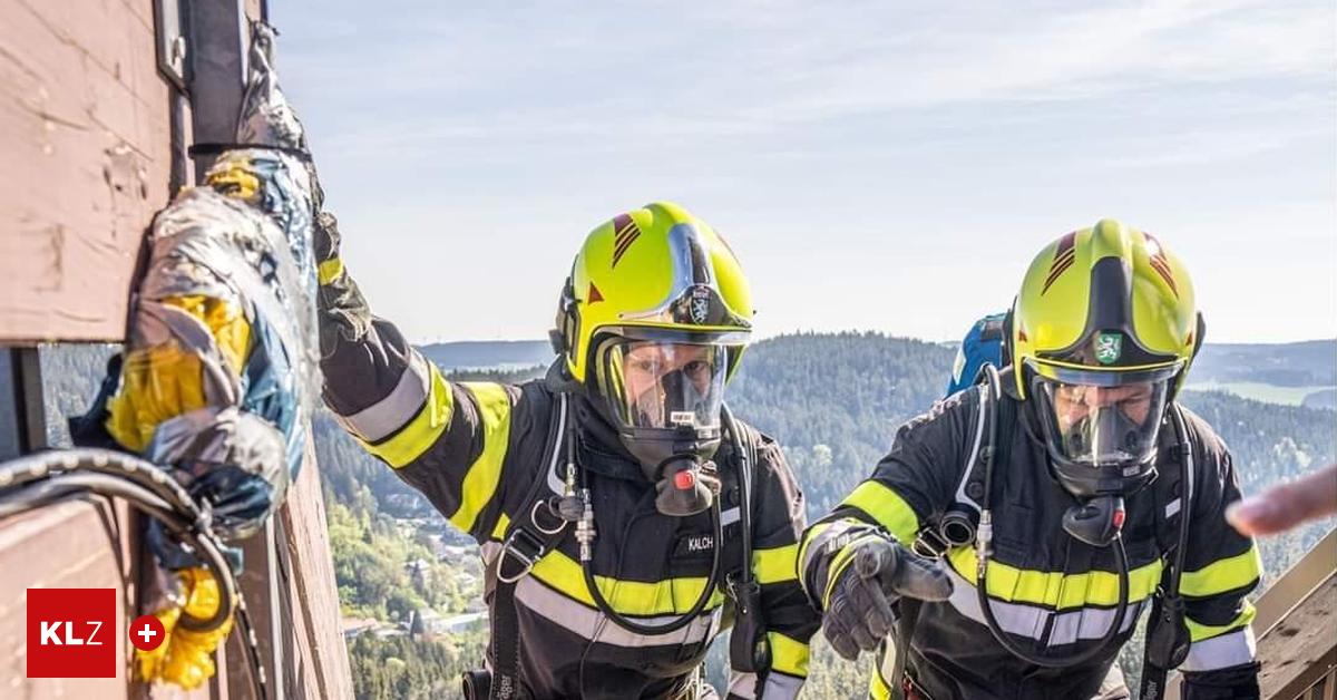 Mehr als 1000 Stufen: Warum zwei Steirer in Feuerwehrmontur eine ...