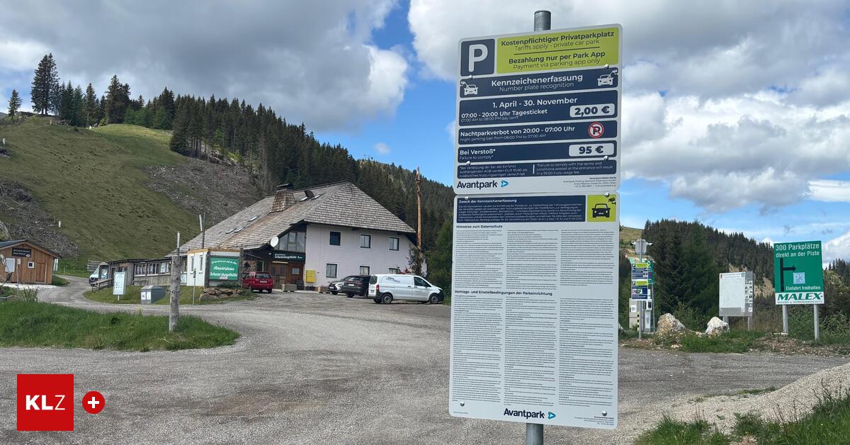 Am Klippitztörl: 95 Euro Strafe, wenn man nicht per App fürs Parken zahlt