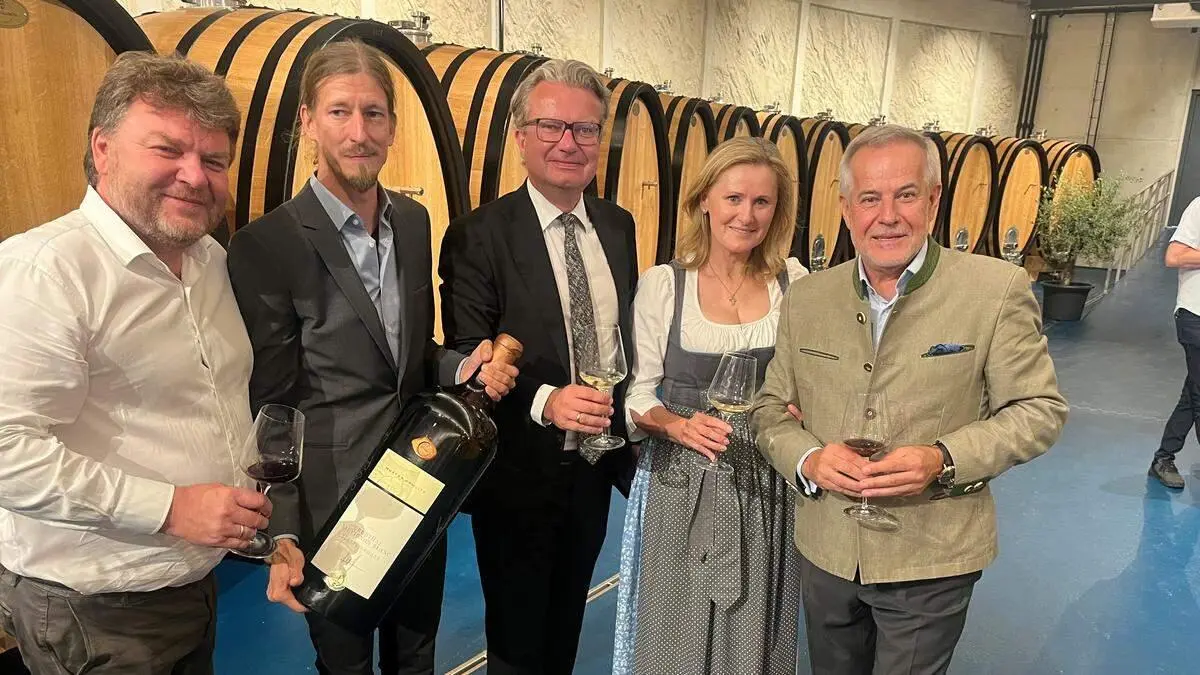In Gamlitz wird der größte Wein-Keller Österreichs gebaut