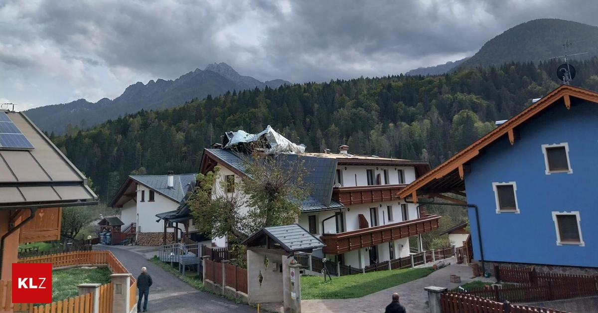 Großeinsatz: Schwere Sturmschäden: Zivilschutzalarm in Friaul