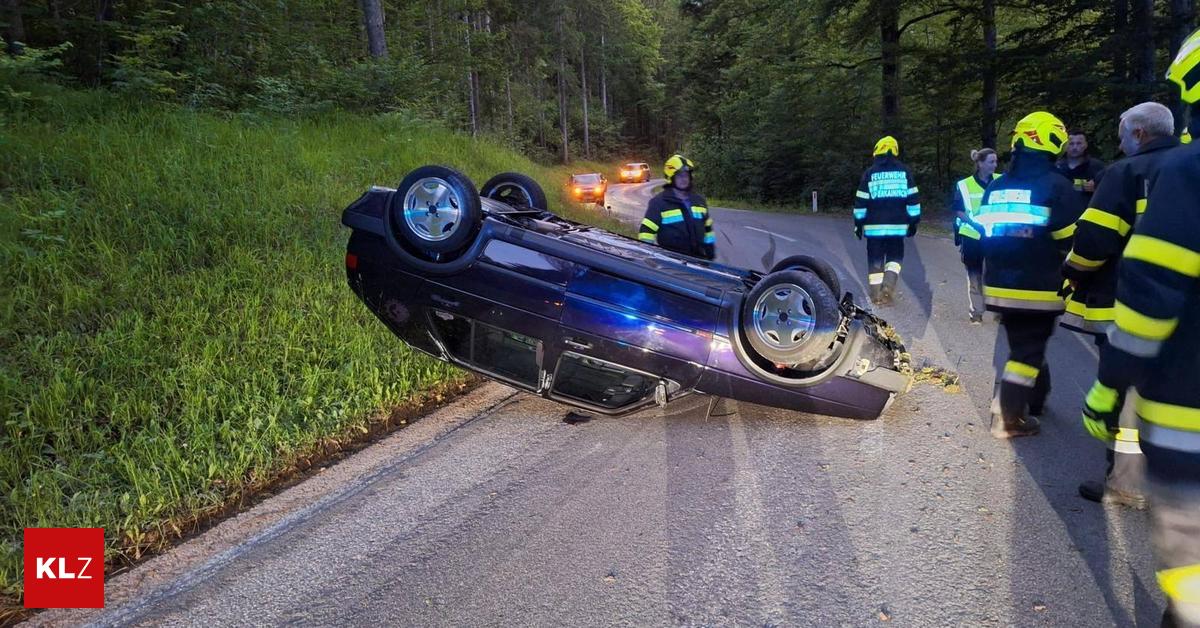 Auto fuhr gegen Böschung: Unfall auf der Koppentalstraße