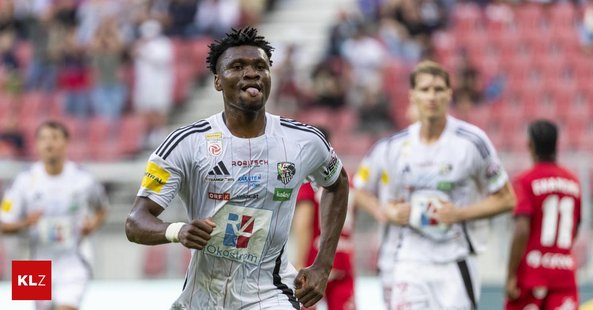 Dejan Zukic schießt den WAC spät zum Hinspiel-Sieg über Nikosia