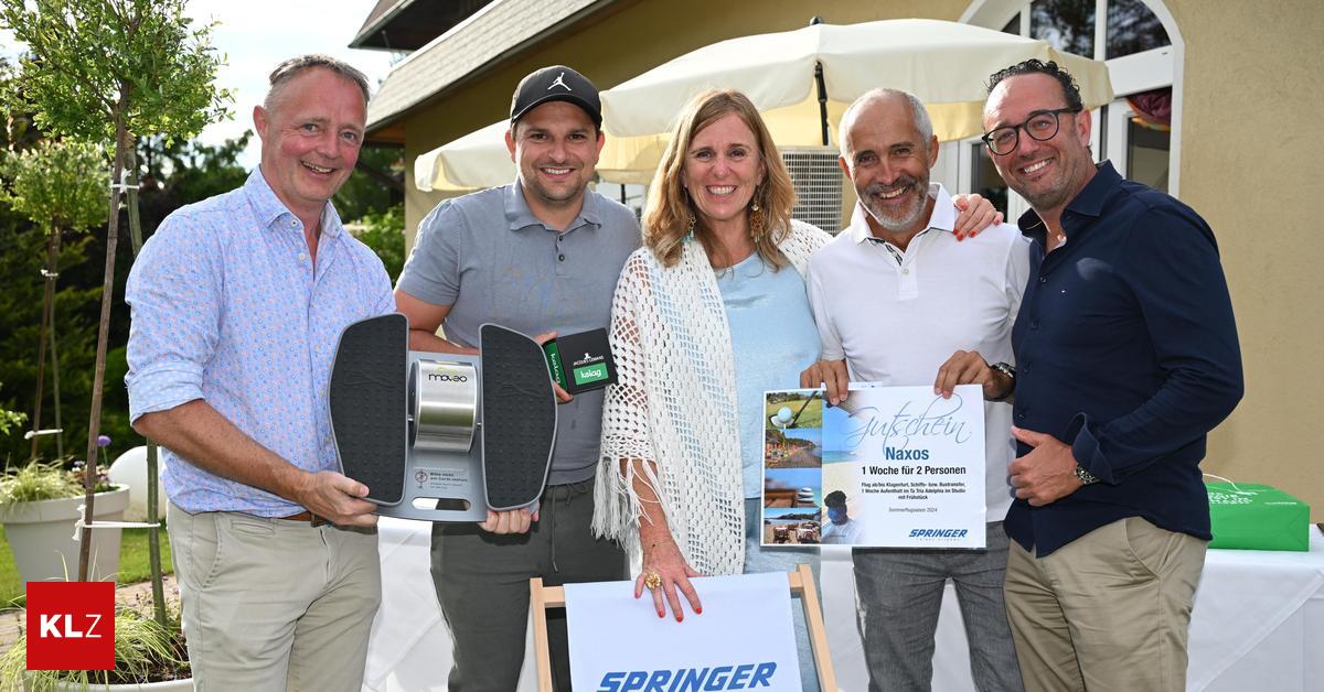 Golf in Kärnten: Beste Stimmung und Sonnenschein beim „Springer Reisen ...