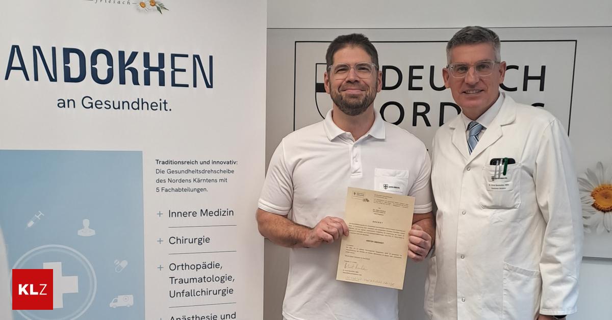 Ortohopädie : Krankenhaus Friesach freut sich über neuen leitenden Oberarzt