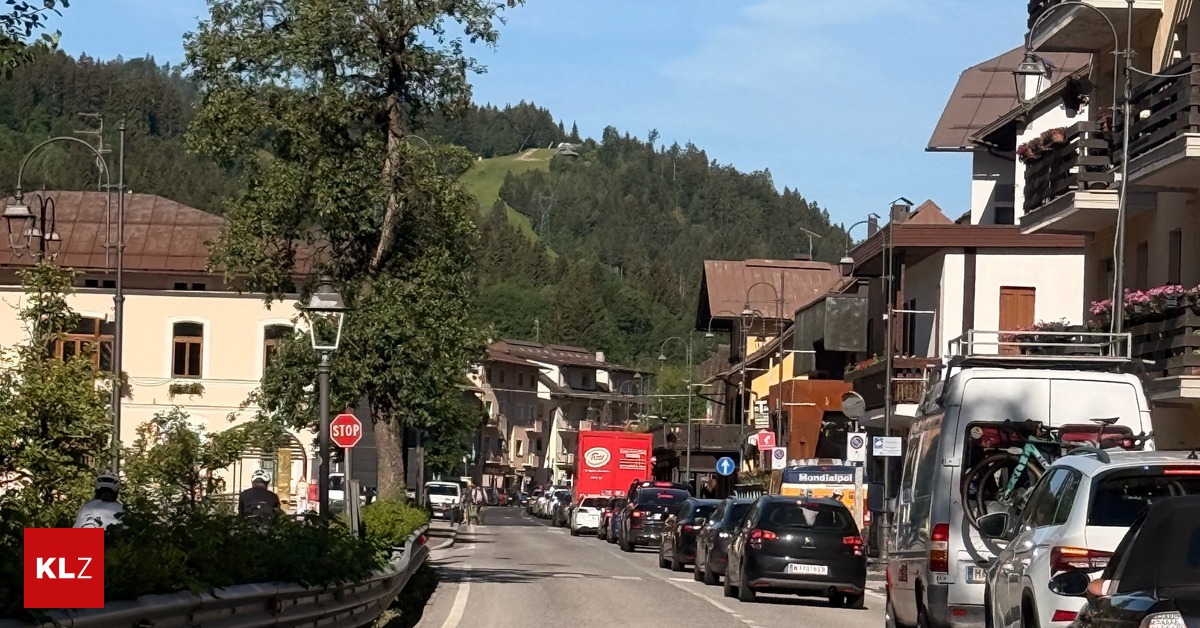 Kilometerlange Staus am Weg nach Slowenien und Italien