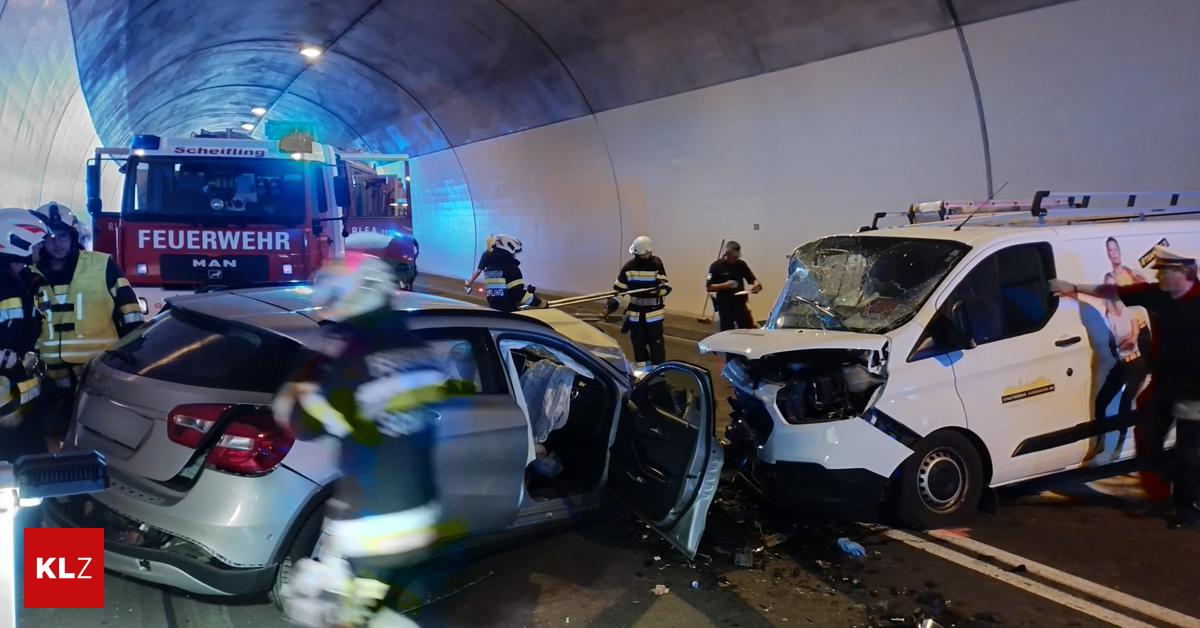 Schwerer Unfall : Sekundenschlaf - Vier schwer Verletzte nach Frontalcrash in Scheifling