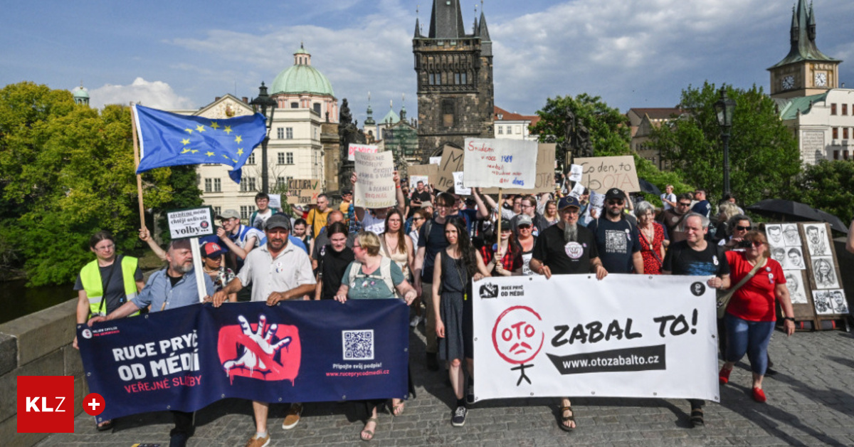 Prag: Warnstreik bei öffentlich-rechtlichen Medien in Tschechien
