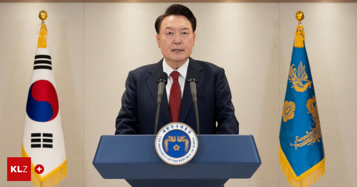 Parlament für Absetzung: Südkoreanischer Präsident Yoon Suk-yeol kommt ...
