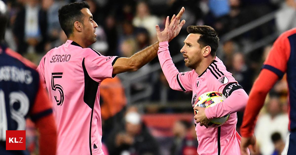 Foxborough (Massachusetts): Messi führt Inter Miami mit Doppelpack zu ...