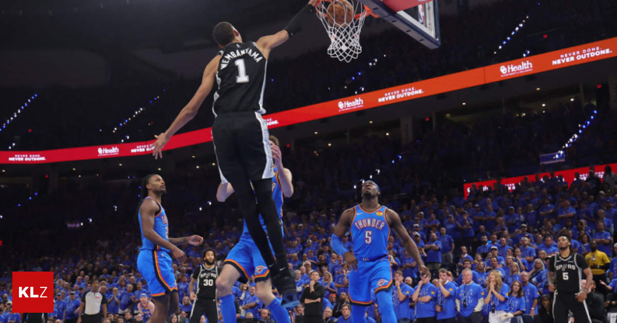 Oklahoma City (Oklahoma): Wembanyama führt Spurs zum Auftaktsieg gegen ...