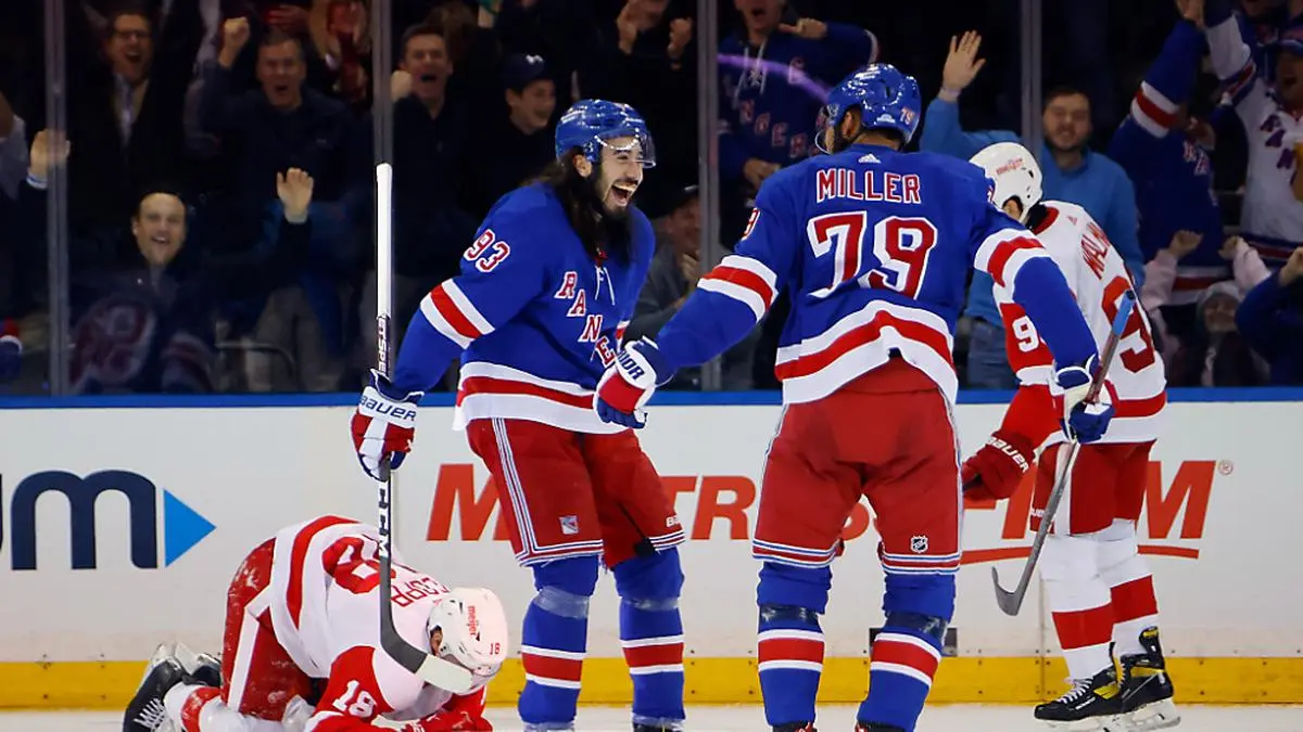New York: NY Rangers nach Sieg über Detroit Topteam der NHL