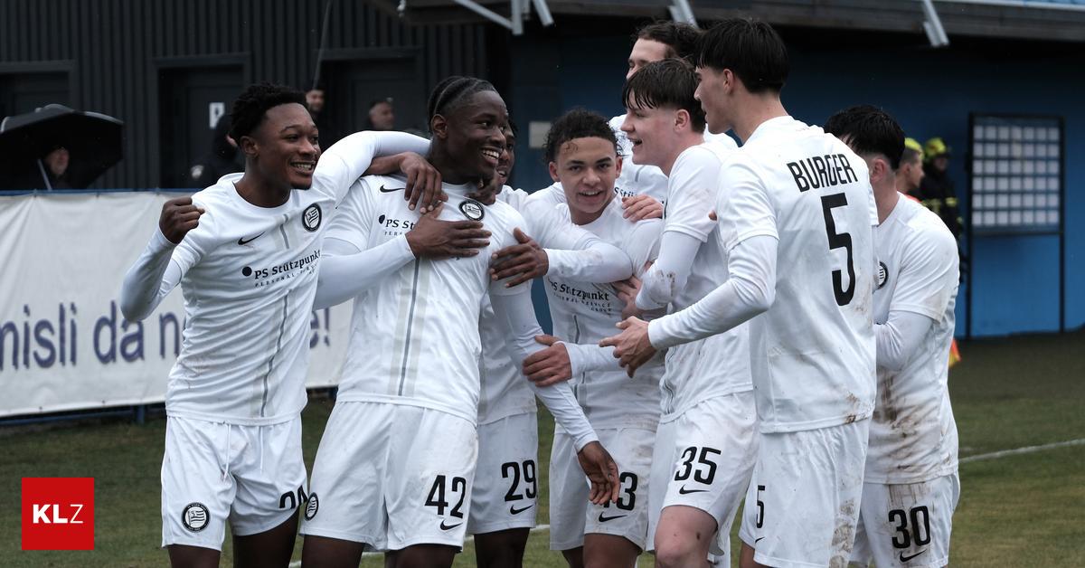 Einfache Sprache: Die U-19 von Sturm Graz hat das Achtelfinale der ...