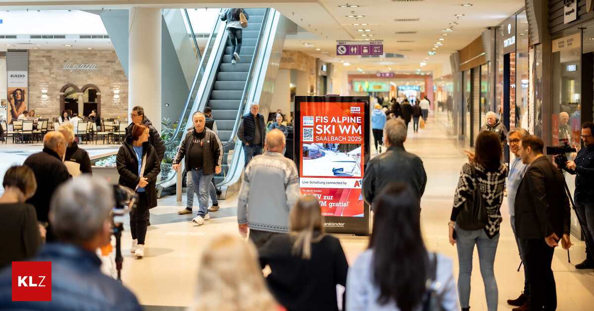 Ski-WM : Die WM kann man jetzt auch auf Werbeflächen schauen