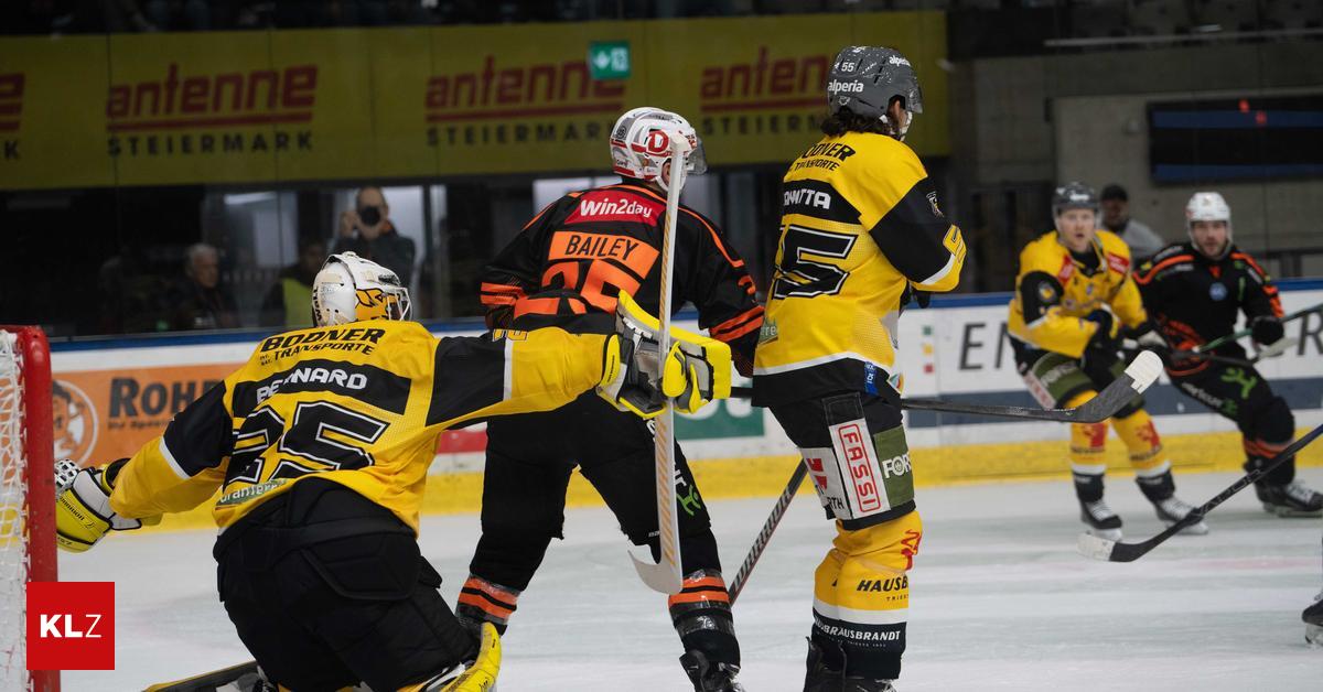 Eishockey: Graz 99ers besiegen Pustertal, aber Trainer Lange war ...