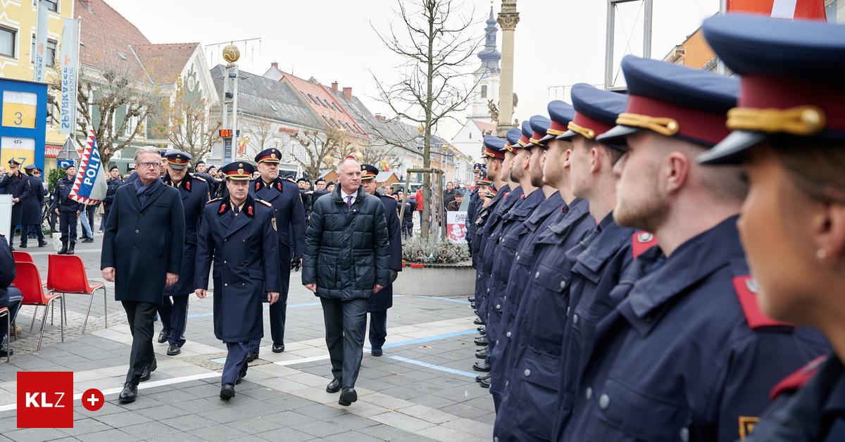 Newcomer im Bild | 70 neue Polizistinnen und Polizisten für die Steiermark