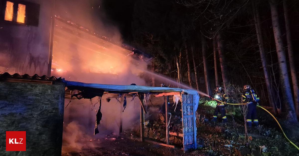 Wohnhaus in Gleisdorf ging in Flammen auf, Bewohner und Hund gerettet