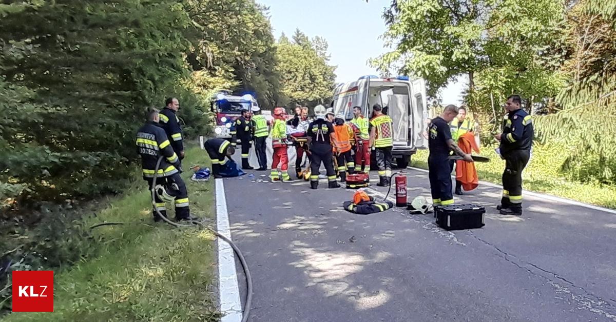 Vasoldsberg: Vater (34) und Sohn (8) bei Unfall schwer verletzt